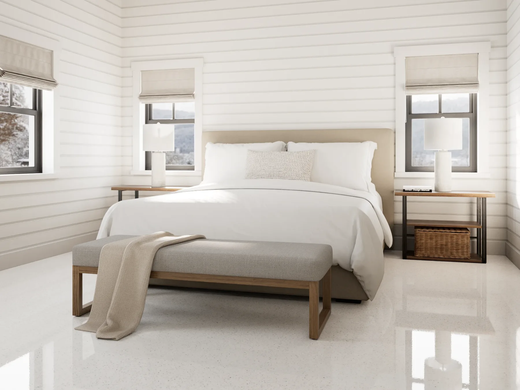 silestone stellar snow sample