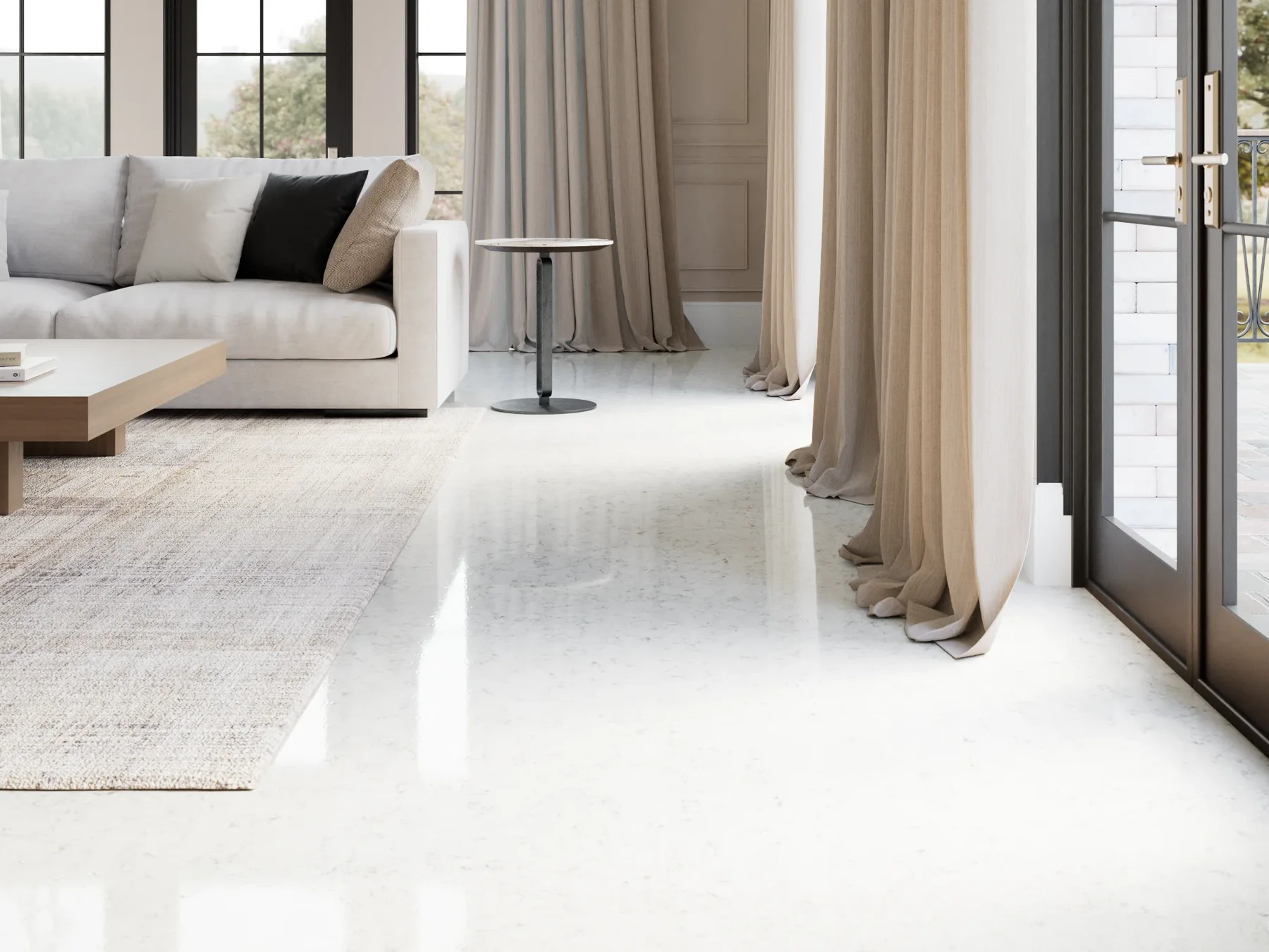 silestone blanco tile