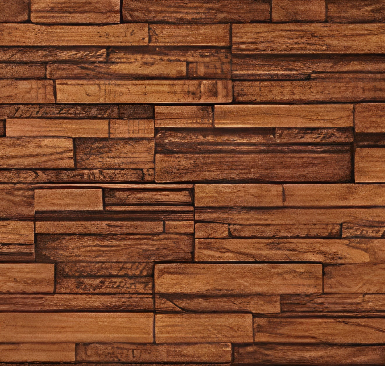 Timber Reclaimed Modern Select Faux Wall Panels-Interlock | DesignShop